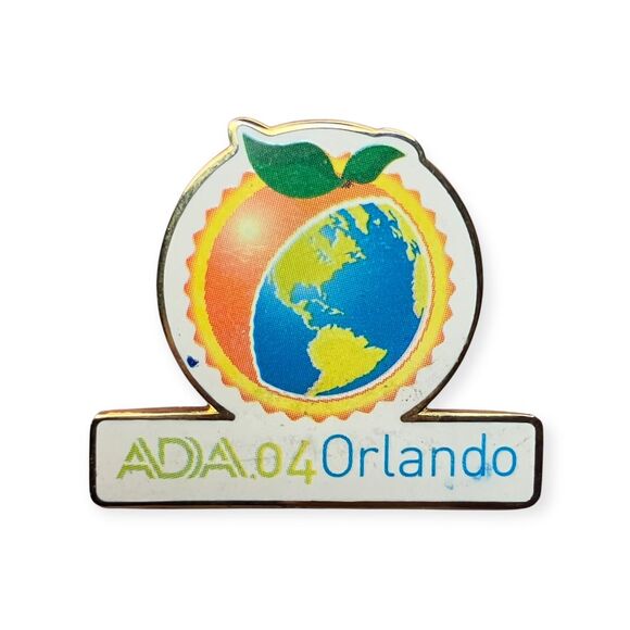 Jewelry | Vintage Ada Orlando 4 Conference Collectible Enamel Pin Earth ...
